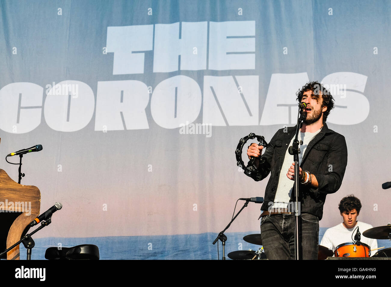BELFAST, NORTHERN IRELAND. 28 JUN 2016 - Lead singer Danny O'Reilly ...