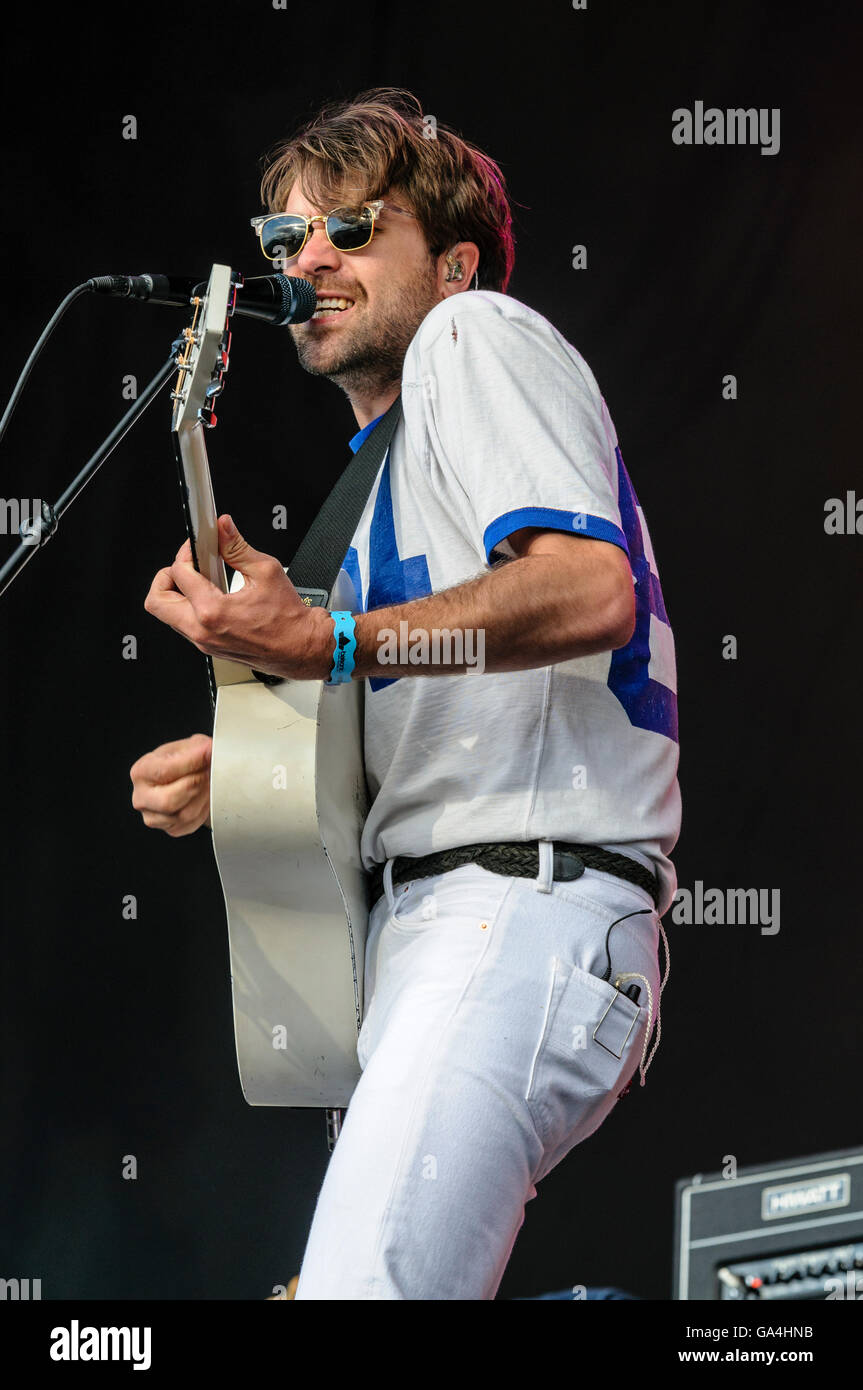 BELFAST, NORTHERN IRELAND. 29 JUN 2016 - Lead singer Justin Hayward ...