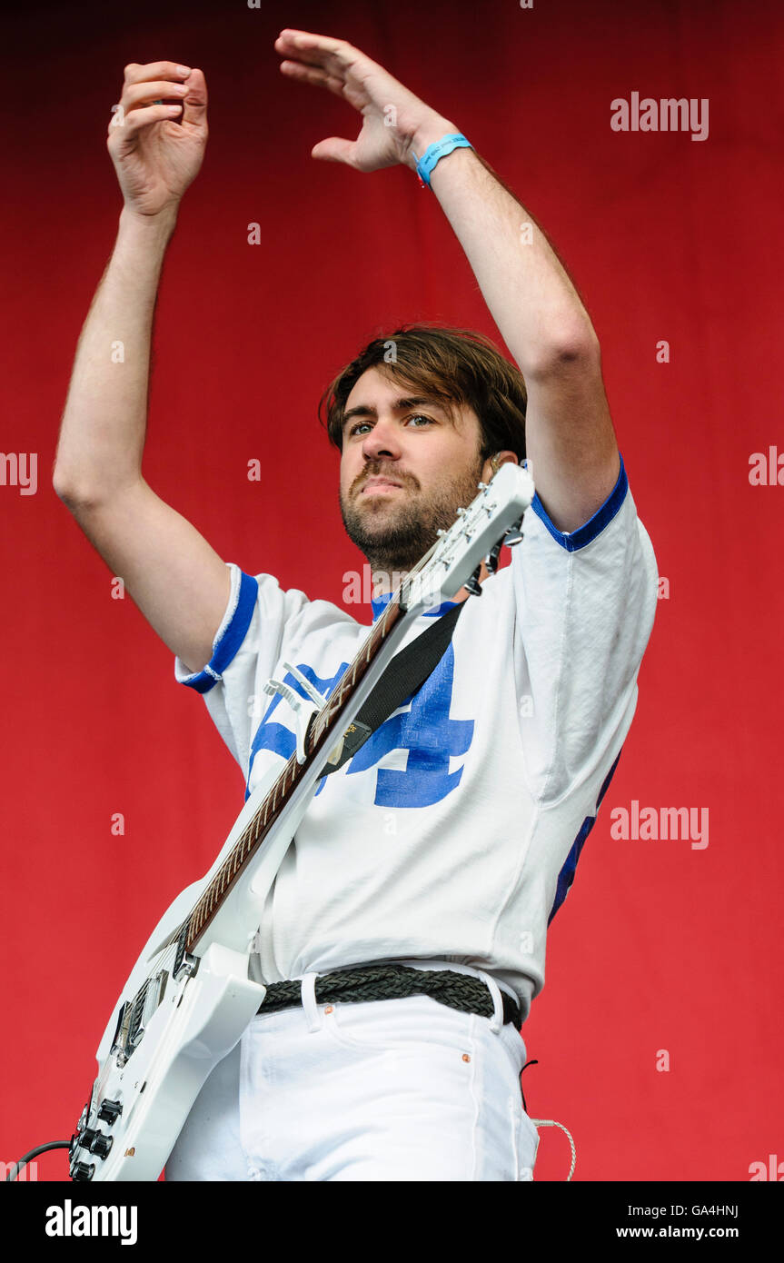BELFAST, NORTHERN IRELAND. 29 JUN 2016 - Lead singer Justin Hayward ...
