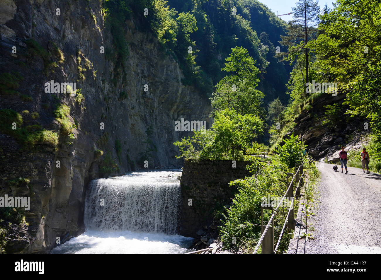 Bad Ragaz Tamina Gorge Switzerland St. Gallen Sarganserland Stock Photo ...