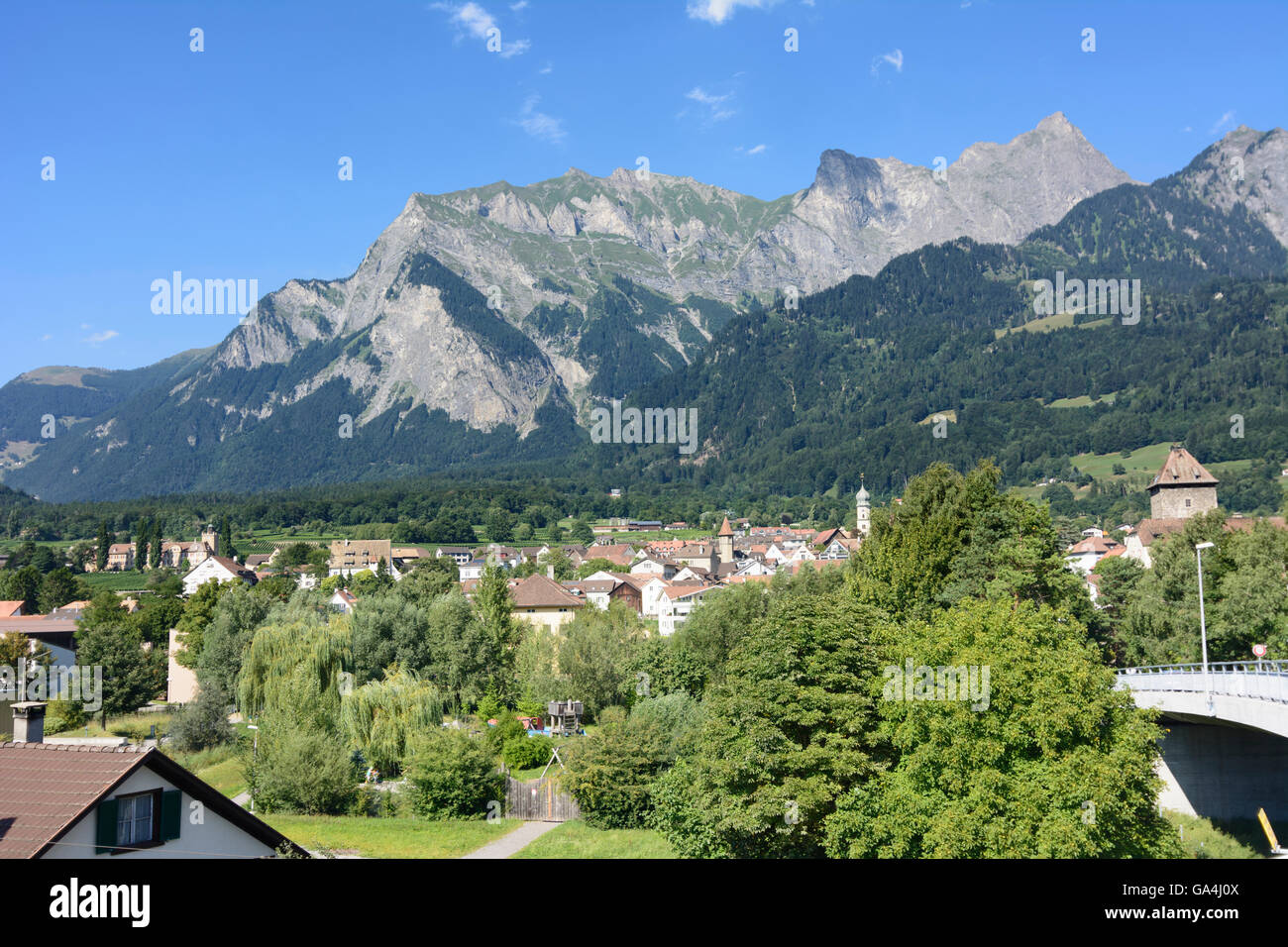Graubünden switzerland maienfeld hi-res stock photography and images ...