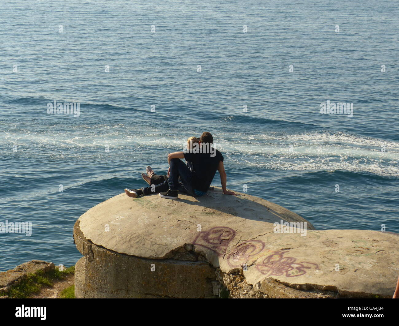 Couple watching boats hi-res stock photography and images - Alamy
