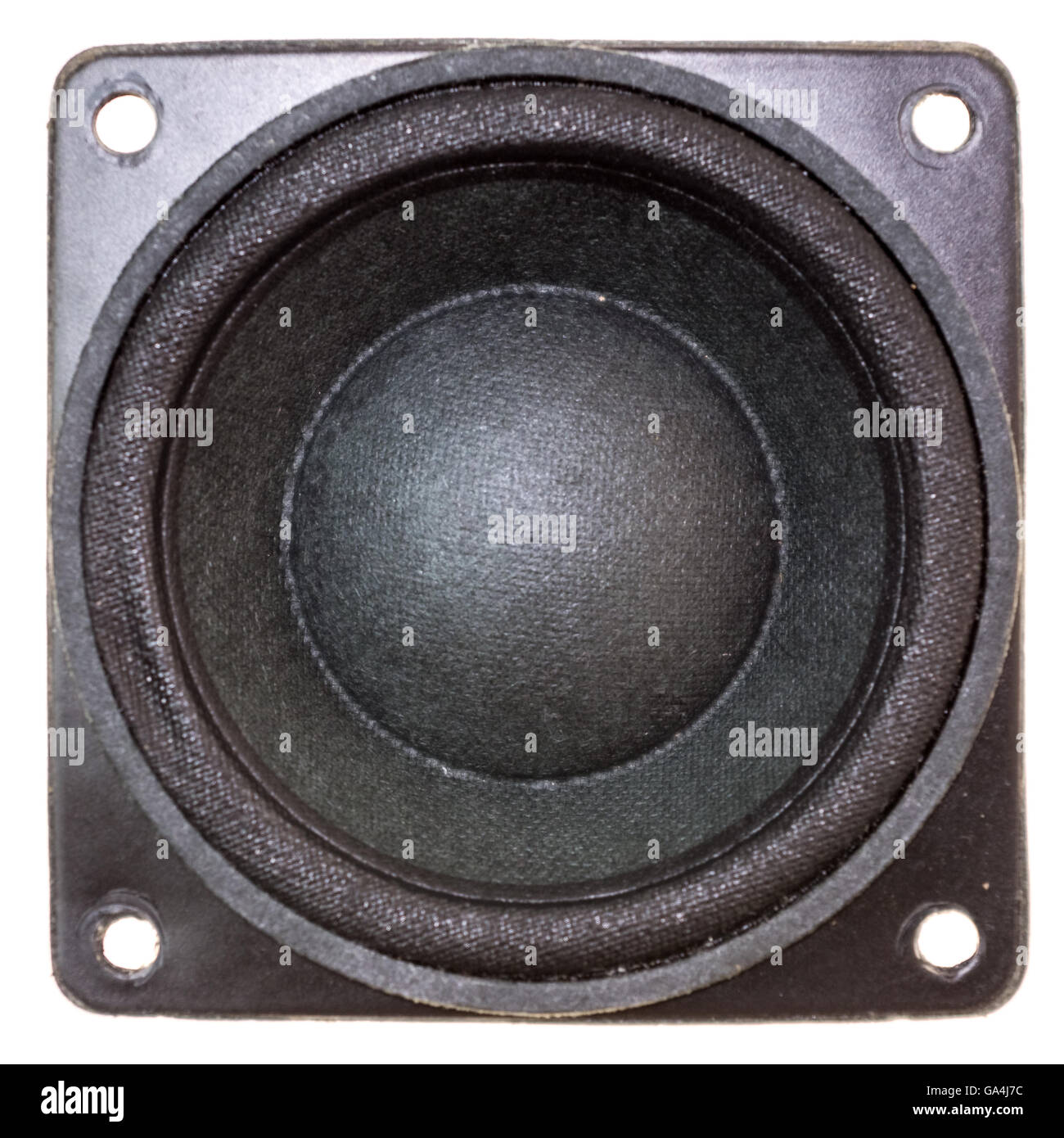 Vintage used isolated loudspeaker Stock Photo - Alamy
