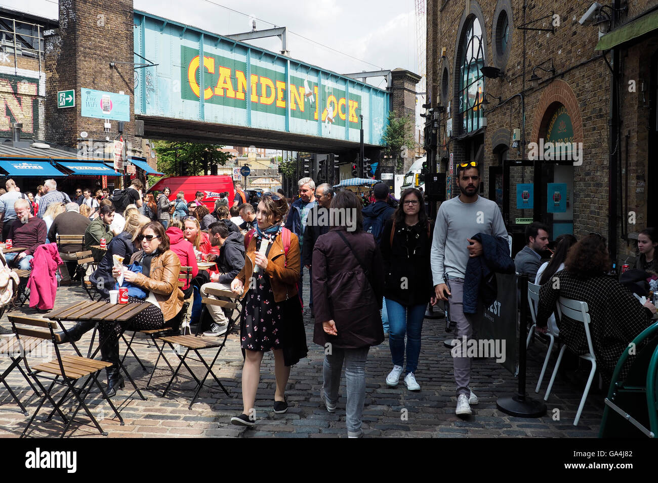 Camden Lock market Stock Photo - Alamy