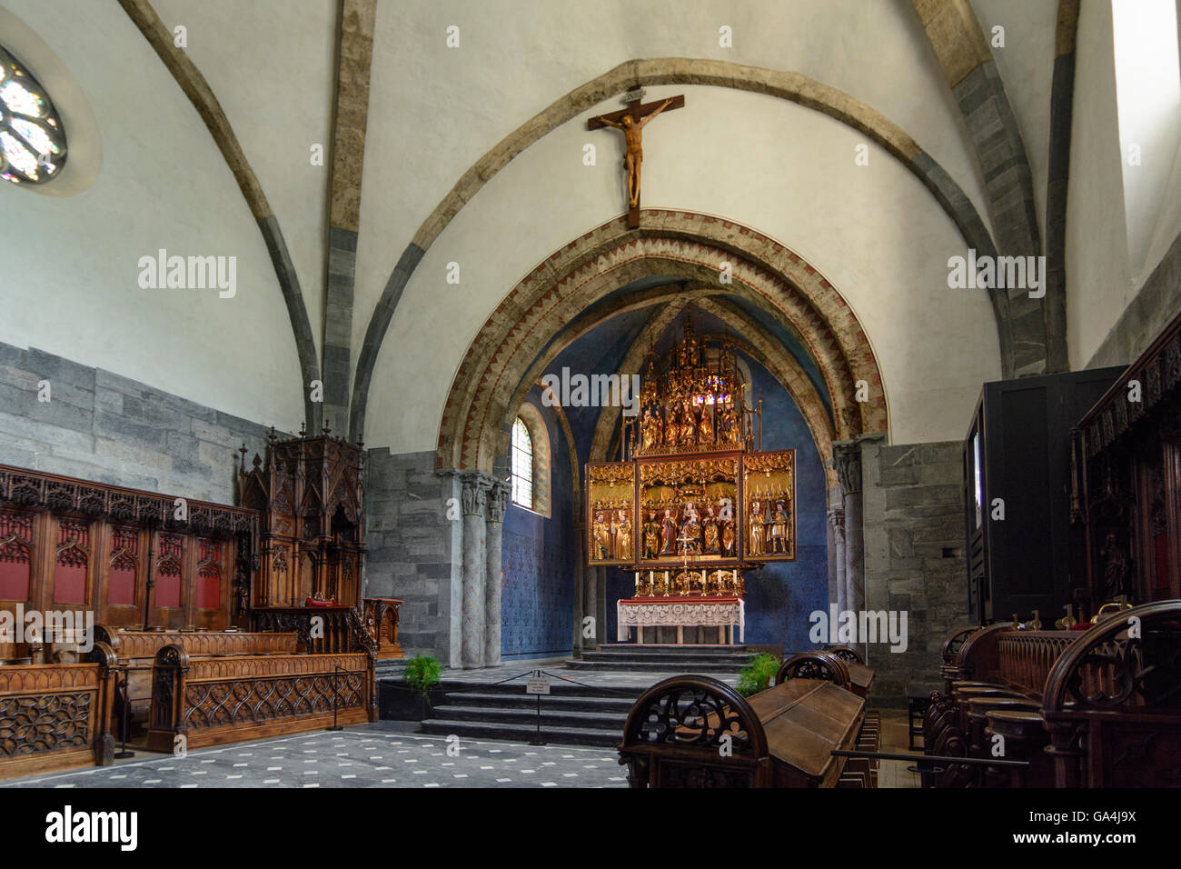 Chur Cathedral St. Assumption Switzerland Graubünden, Grisons Stock ...