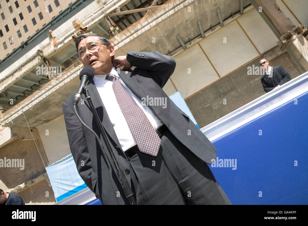 6 September 2005 - New York City - US Transportation Secretary Norman ...