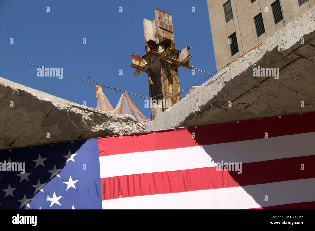6 September 2005 - New York City, NY - Remains of the Twin Towers ...