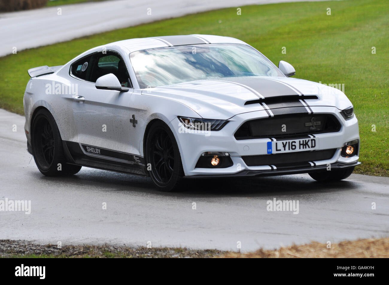 Shelby Mustang Super Snake car at the Goodwood Festival of Speed 2016 ...