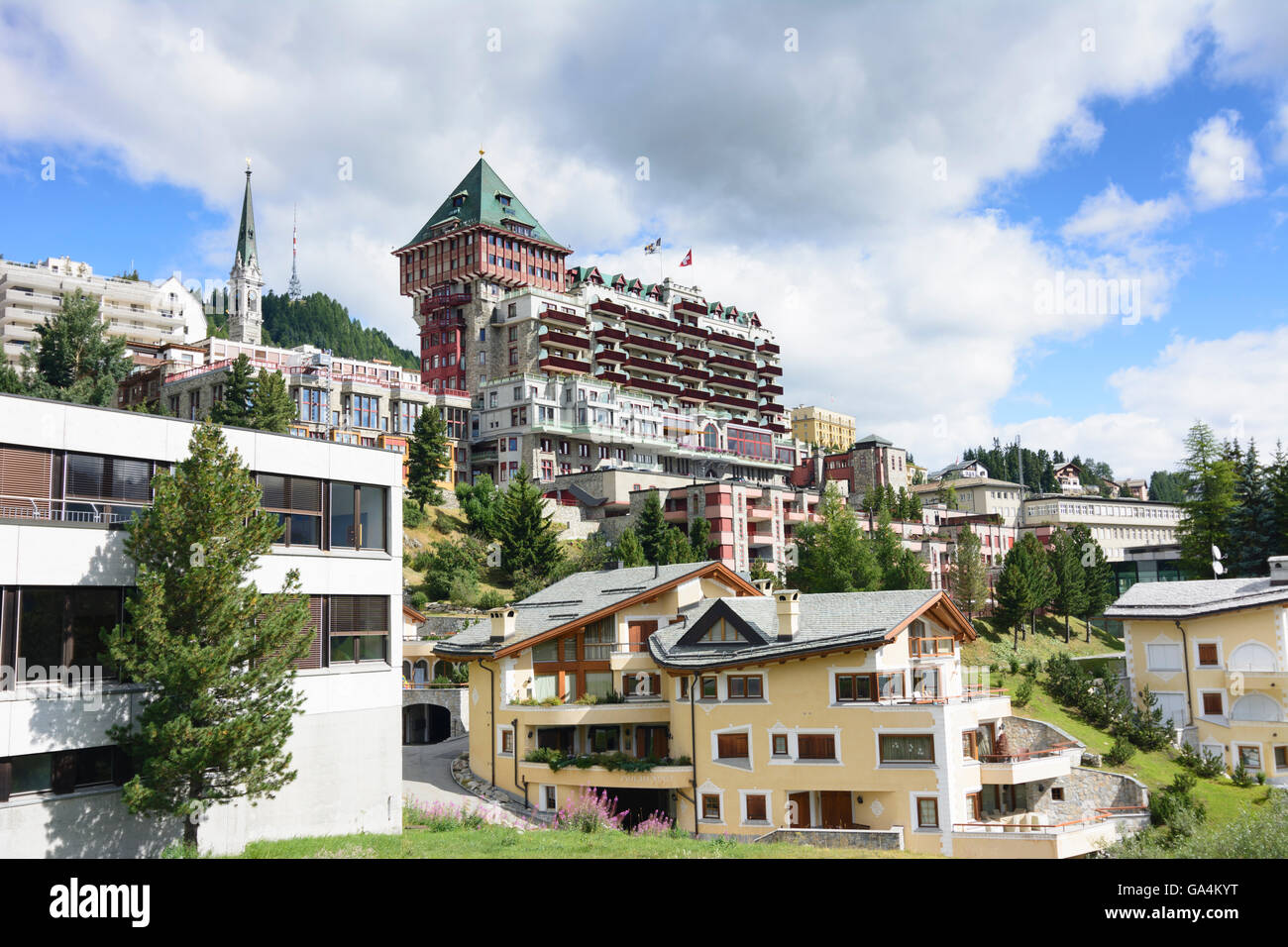 St. Moritz (San Murezzan, San Maurizio) St. Moritz Dorf, Badrutt’s ...