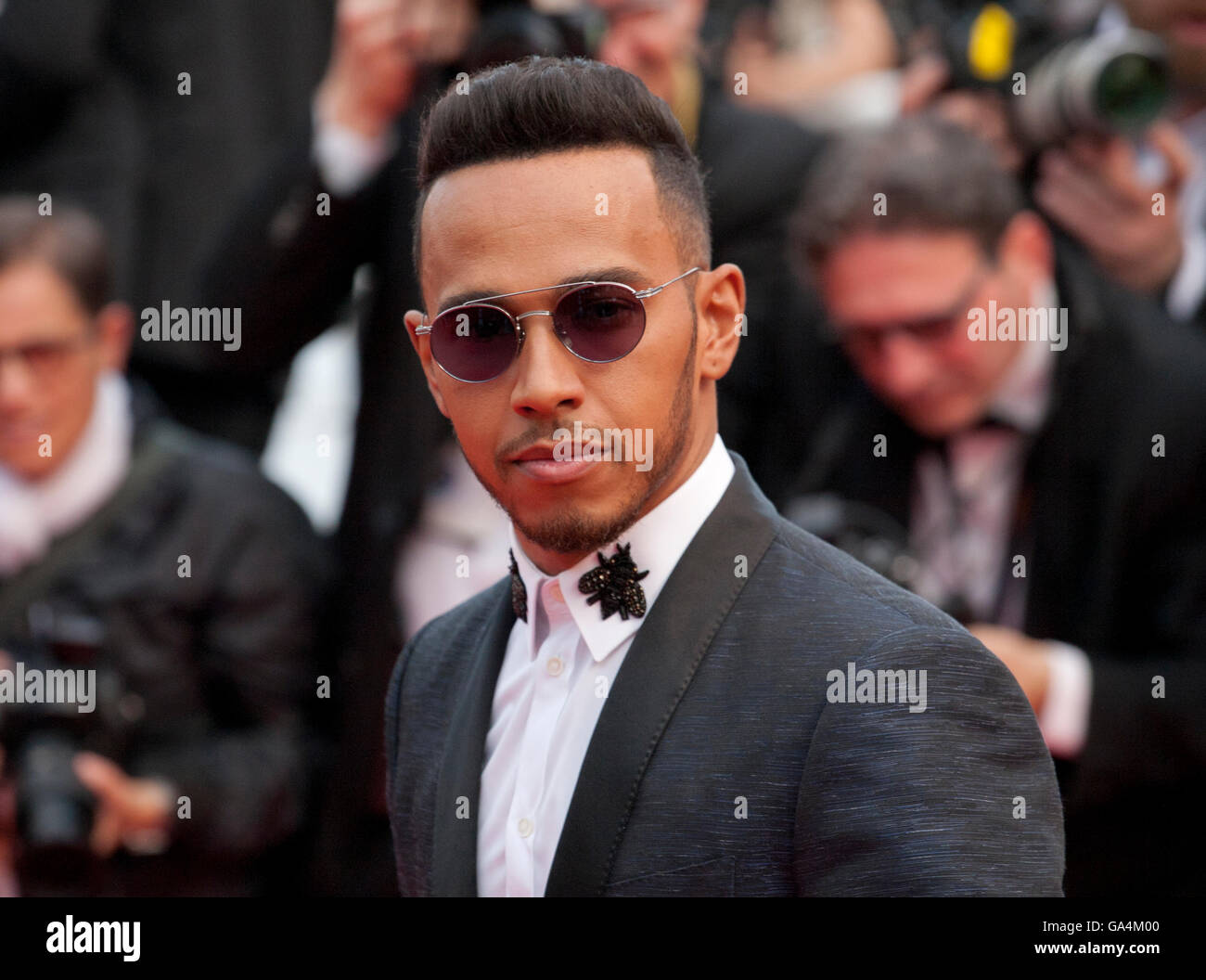 Lewis Hamilton at the gala screening for the film The Unknown Girl (La ...