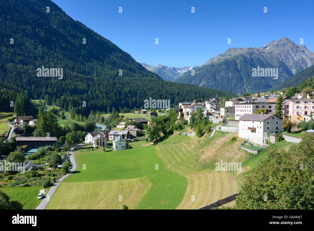 Graubunden bridge hi-res stock photography and images - Alamy