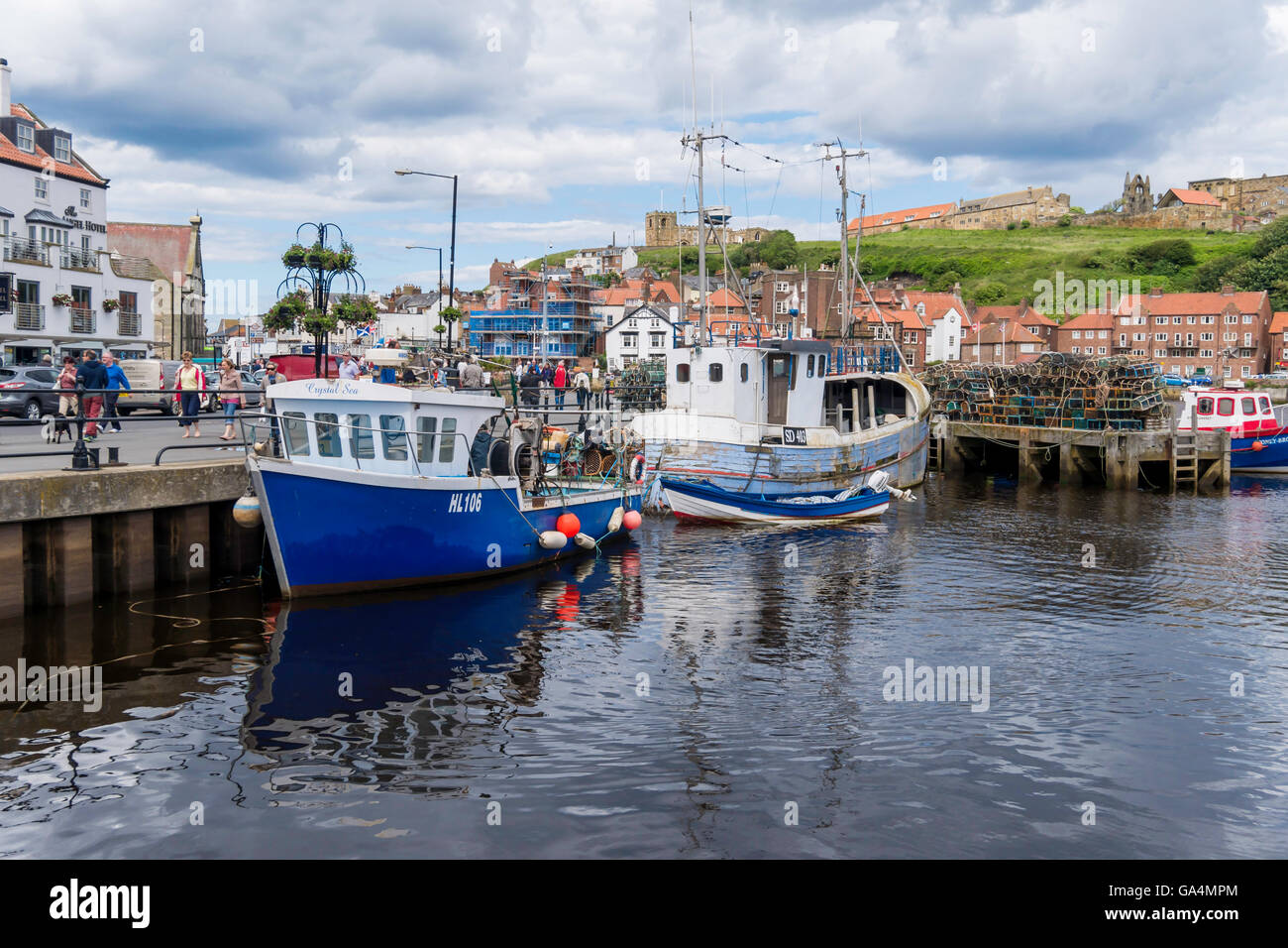 Whitby commercial fishing boats hi-res stock photography and images - Alamy