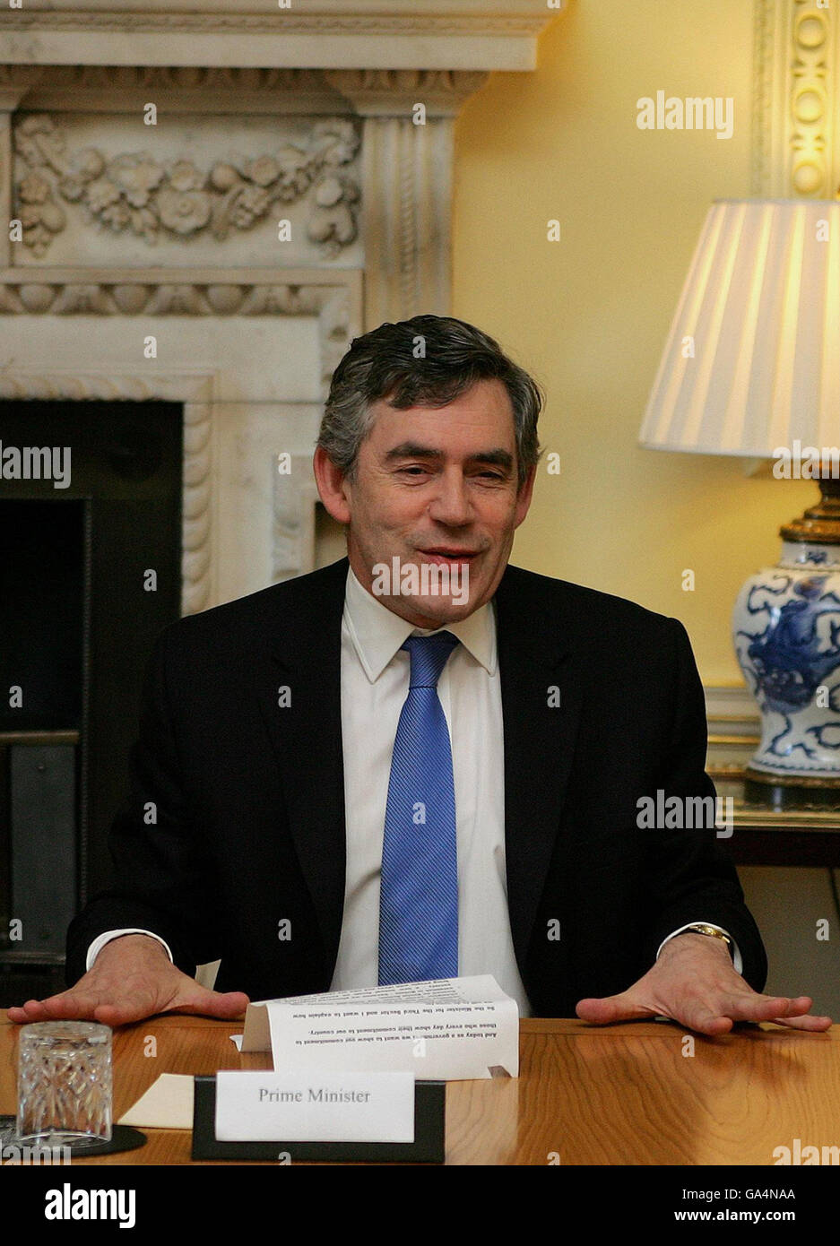 Gordon brown cabinet office hi-res stock photography and images - Alamy