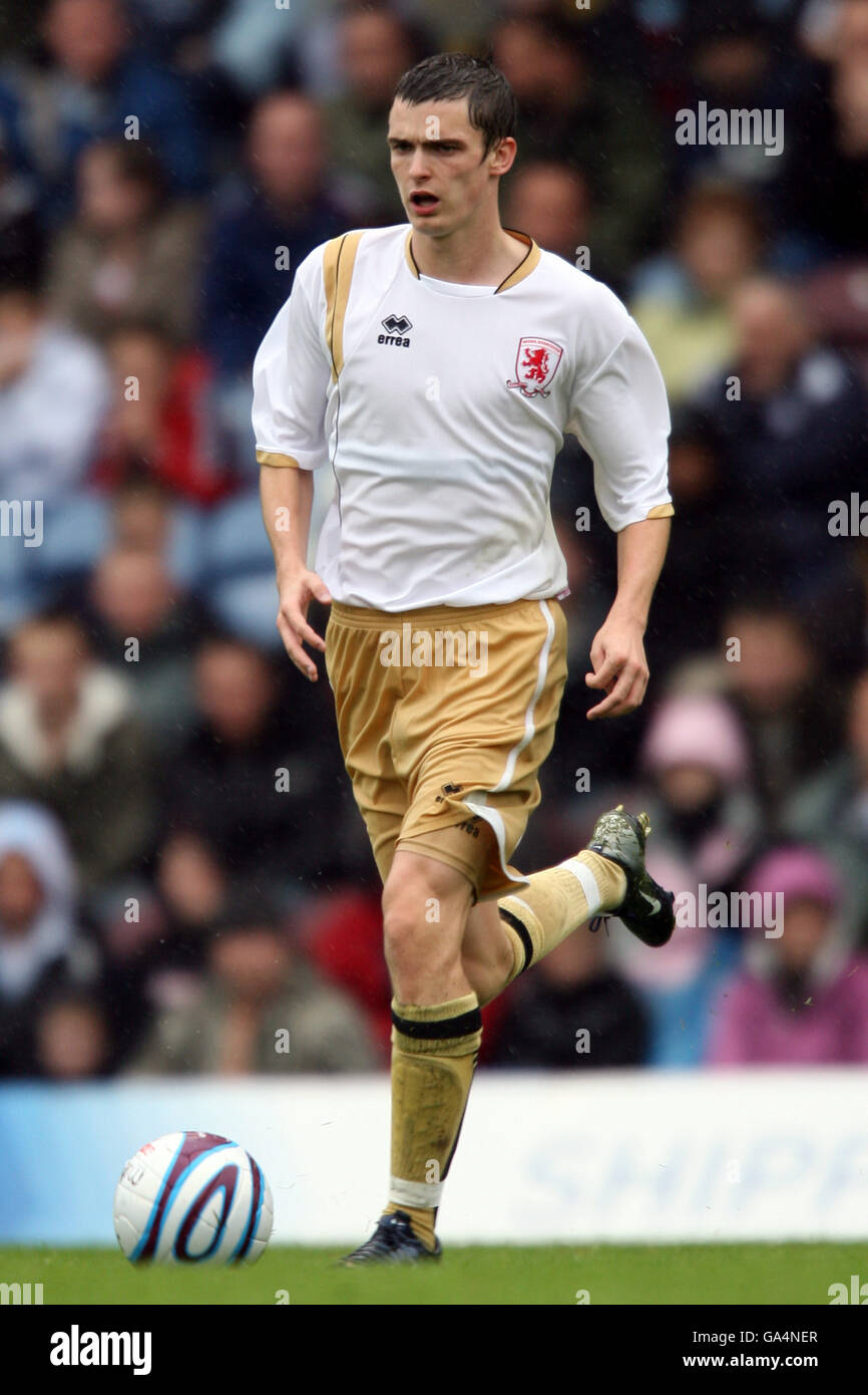 Soccer - Friendly - Burnley v Middlesbrough - Turf Moor. Adam Johnson ...