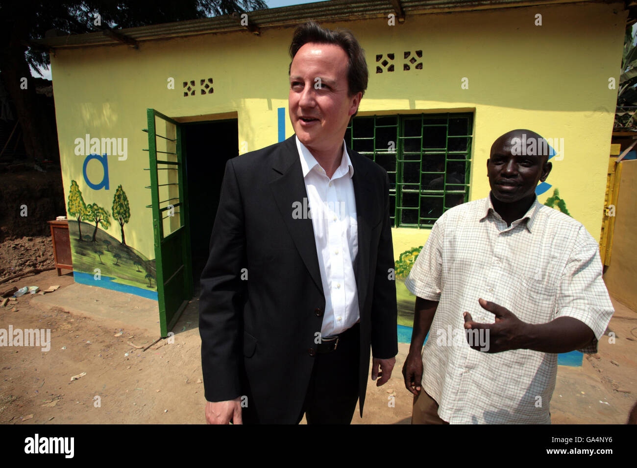 David Cameron in Rwanda Stock Photo - Alamy