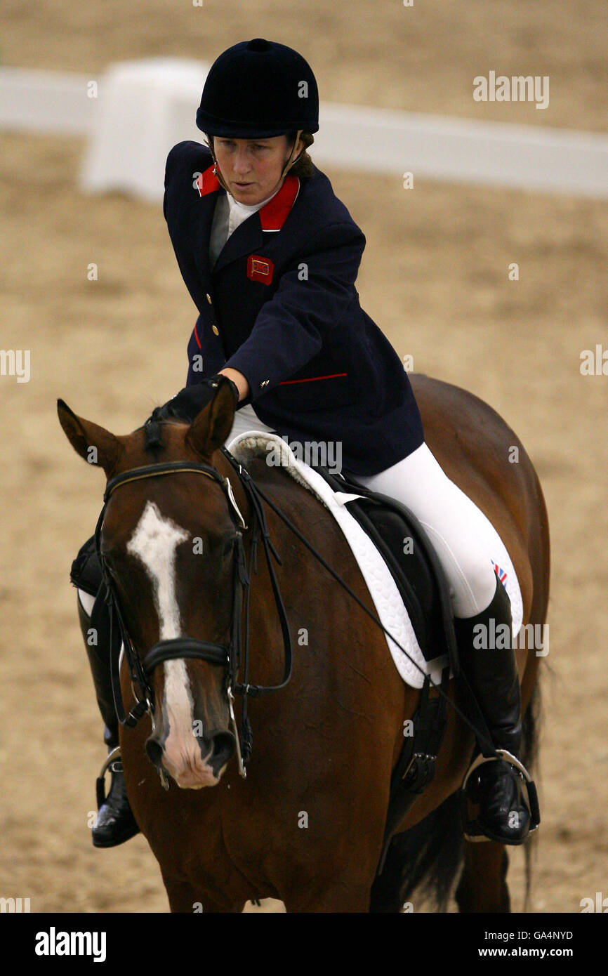 Great Britain's Debbie Criddle competes in the Para-Equestrian Dressage ...