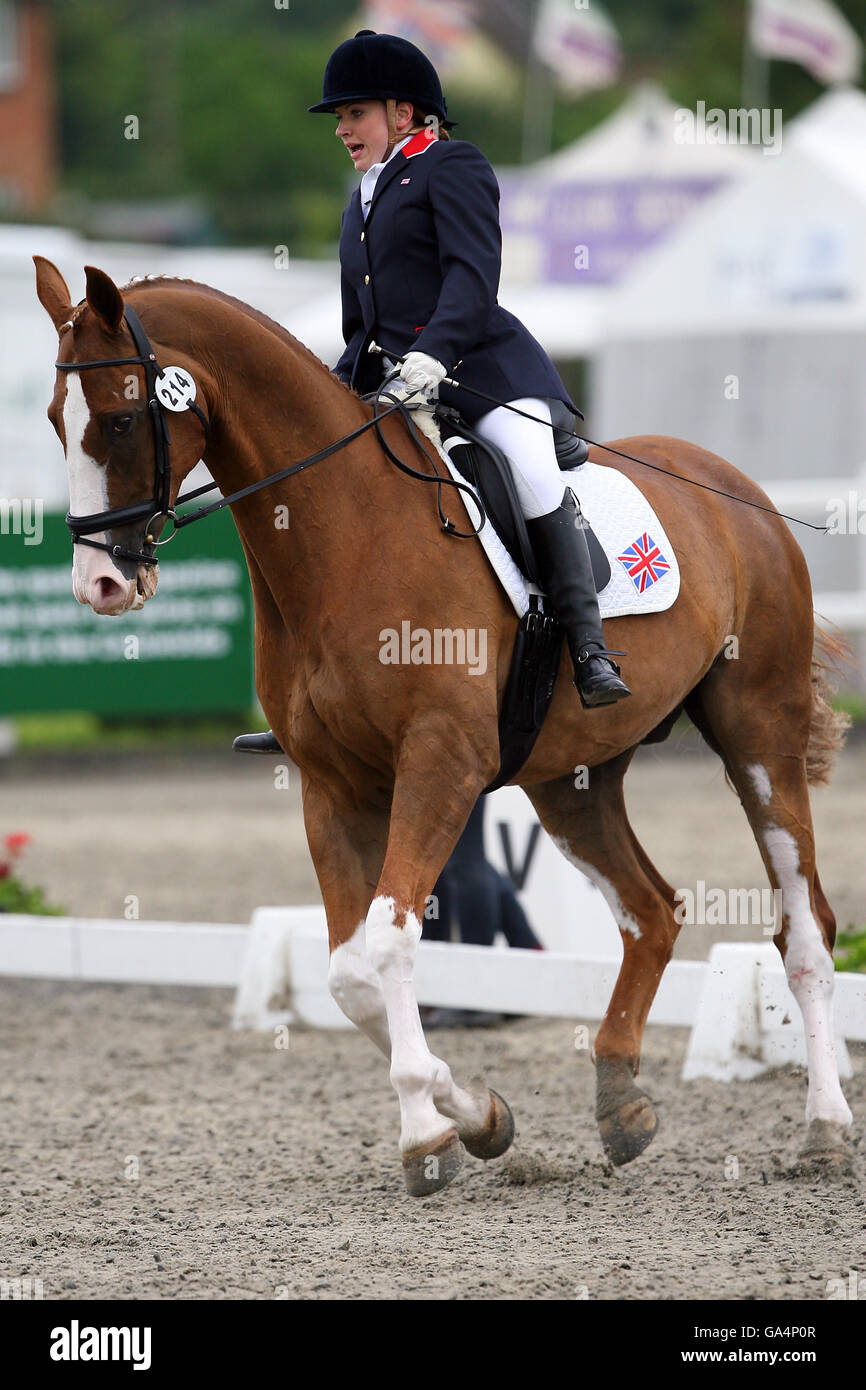 Great Britain's Natasha Baker competes in the Para-Equestrian Dressage ...