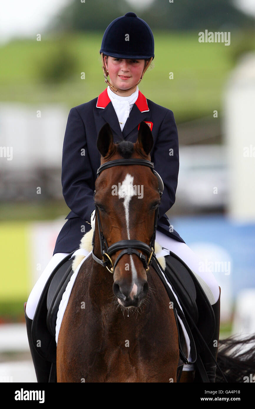 Great Britain's Natasha Baker competes in the Para-Equestrian Dressage ...