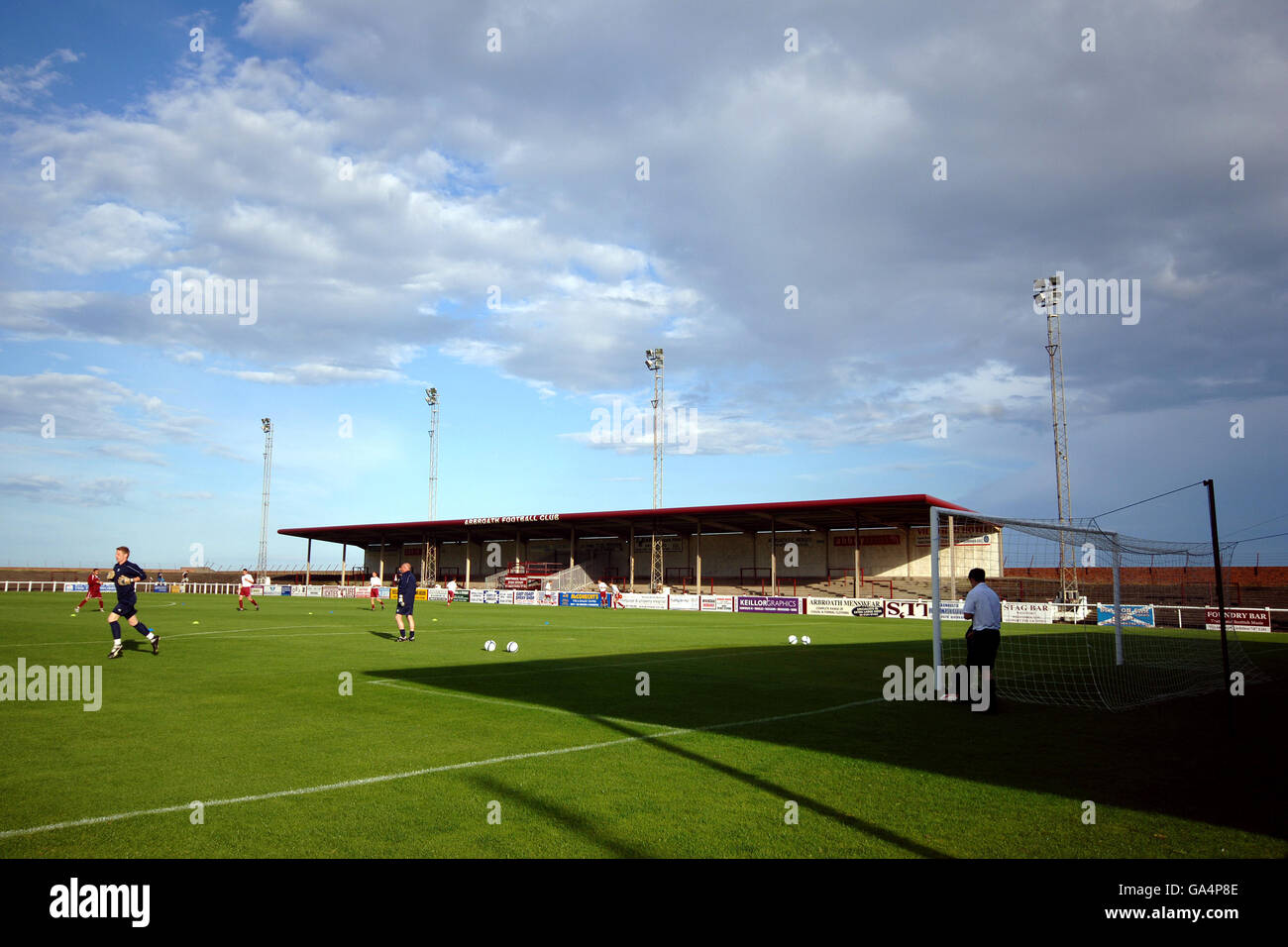 Soccer - Friendly - Arbroath v Dundee - Gayfield Park Stock Photo - Alamy