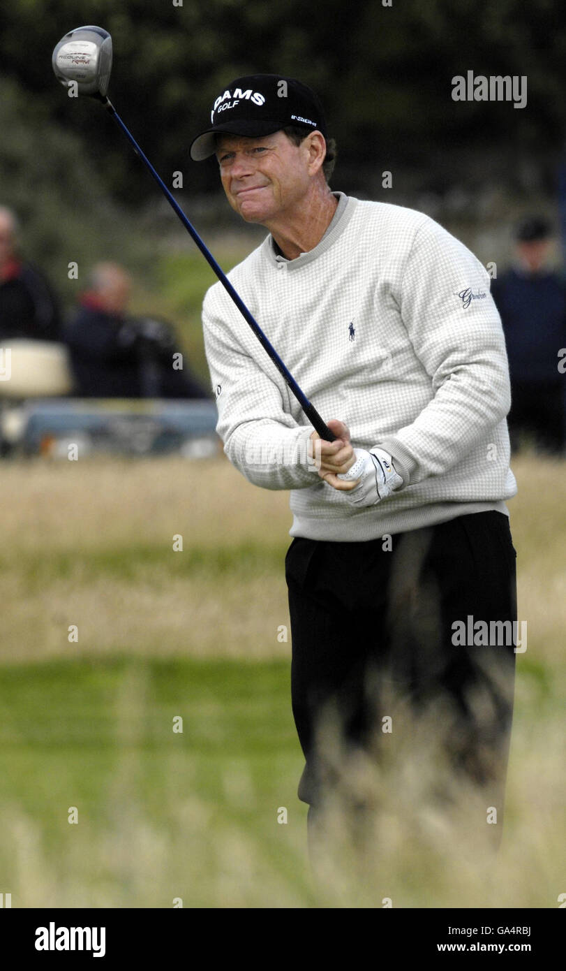 Golf - The Senior British Open Championship - Day Two - Muirfield Stock ...