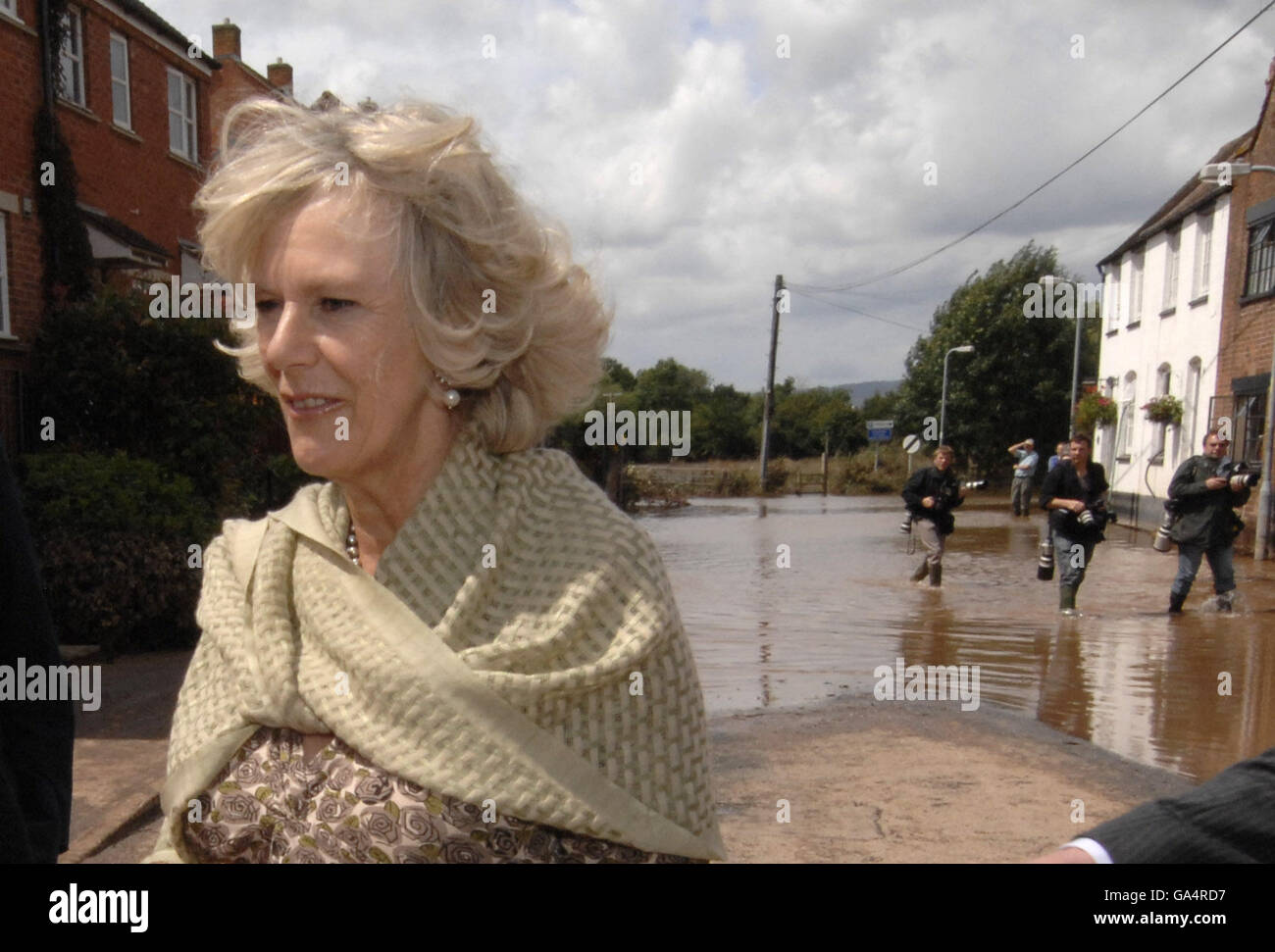 The Duchess of Cornwall talks to Kate Harding and her daughter Abigail ...