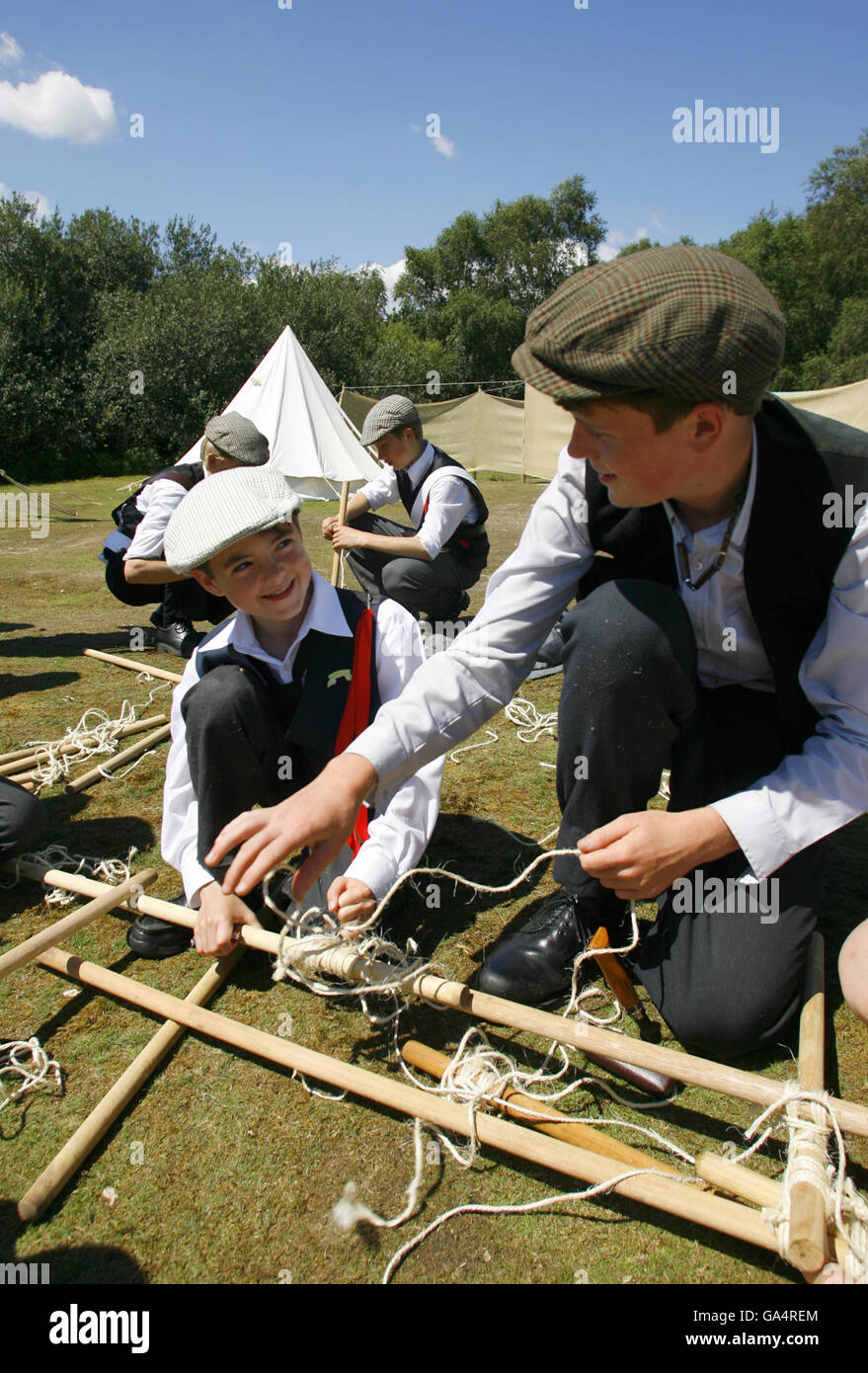 Scout Scouting Tent Stock Photos & Scout Scouting Tent Stock Images - Alamy