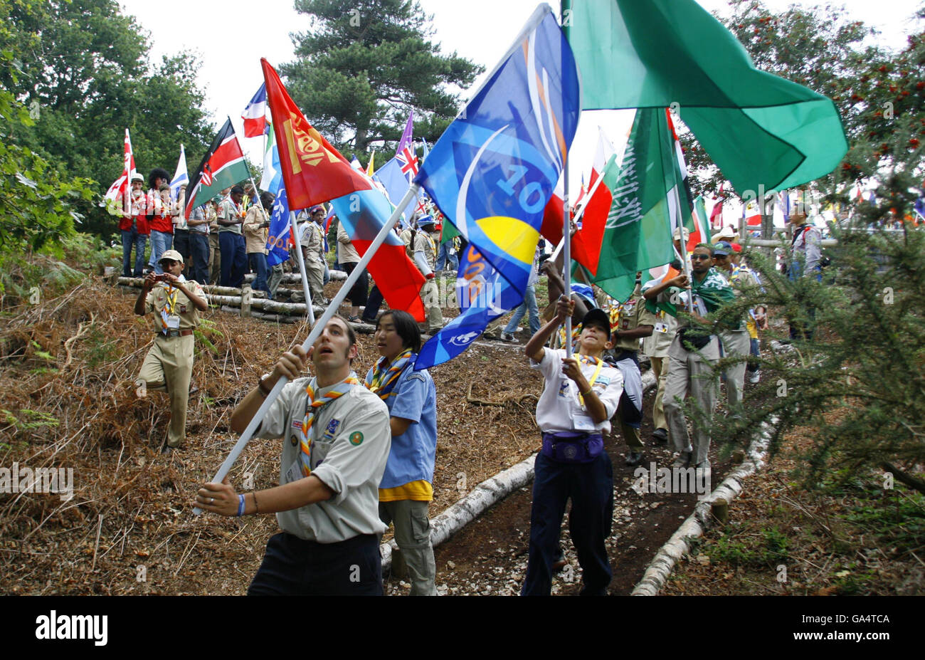 Scouts from around the world celebrate the centenary of the scouting ...