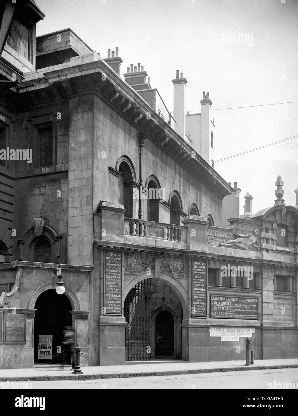 City and south london underground station near mansion house hi-res ...