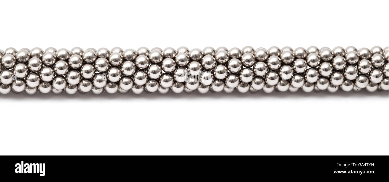 magnetic ball bearing cylinder isolated on white background Stock Photo ...