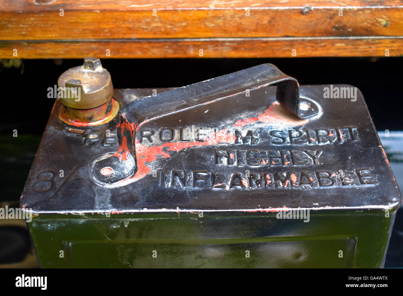 Fuel container on Ford Model T motor car Stock Photo - Alamy
