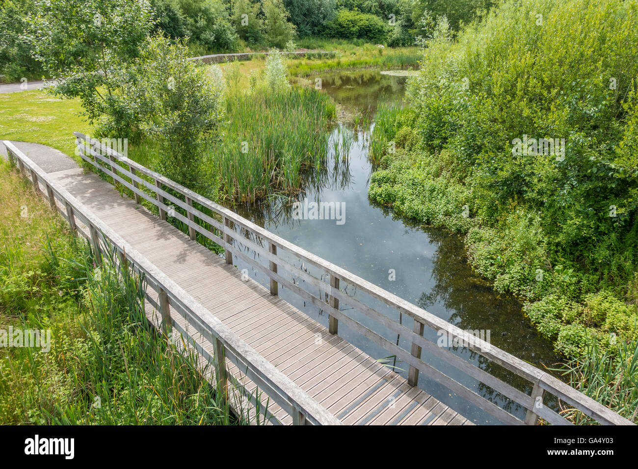 Liverpool Festival Gardens Otterspool Merseyside England Stock Photo ...