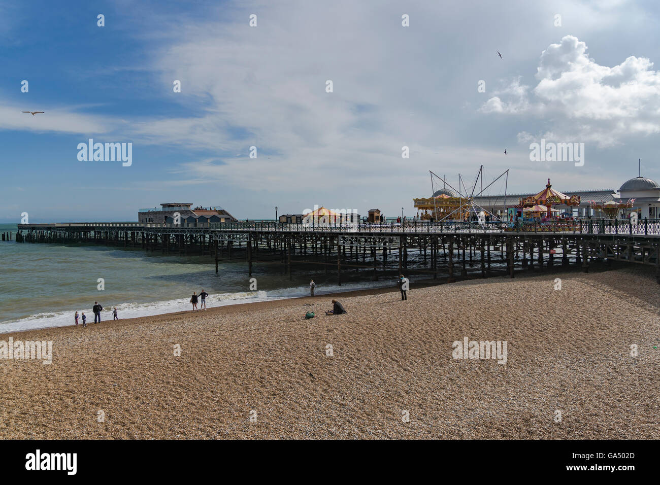 the sea front at Hastings UK Stock Photo - Alamy