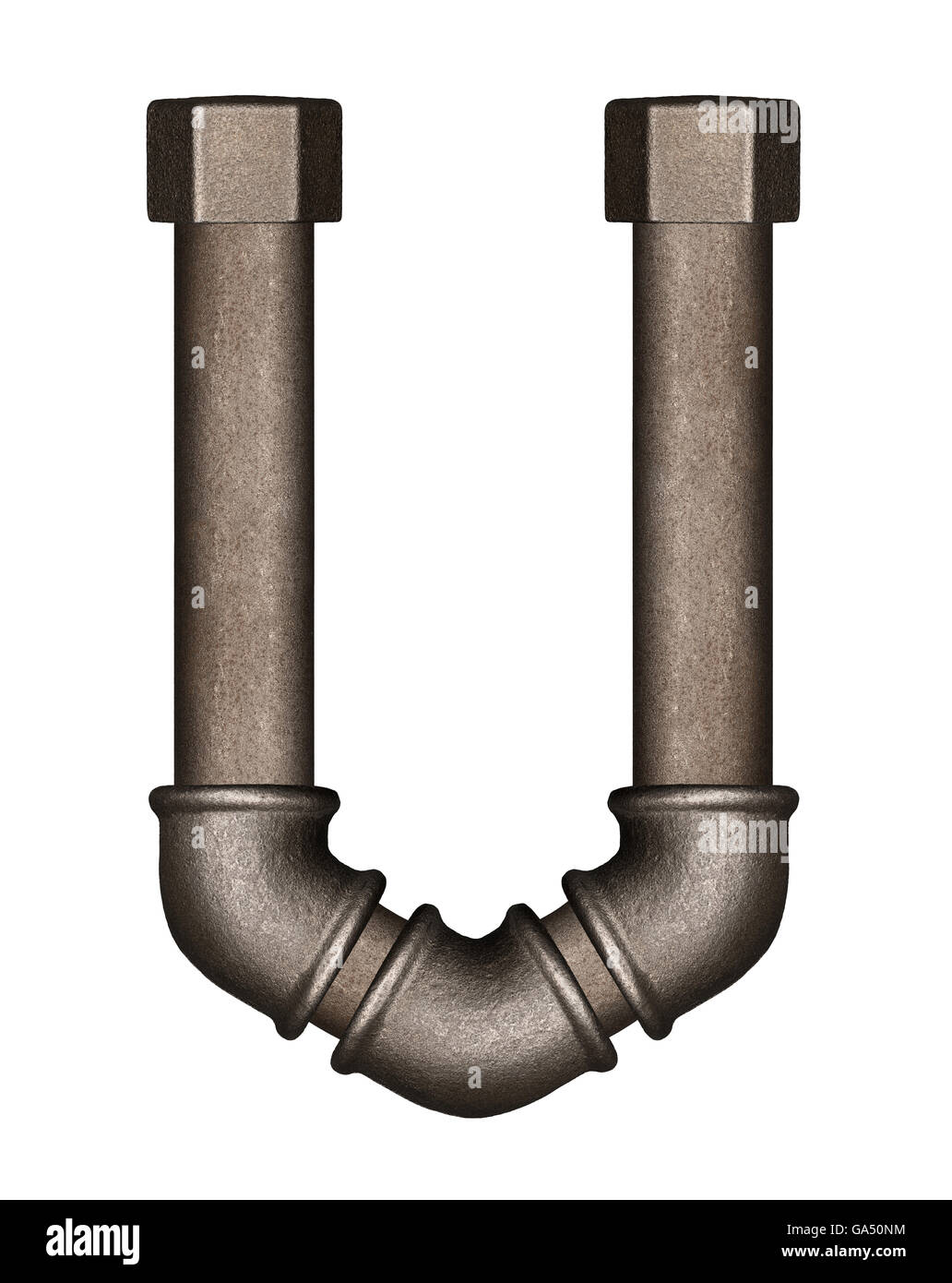Industrial metal pipe alphabet letter V Stock Photo - Alamy