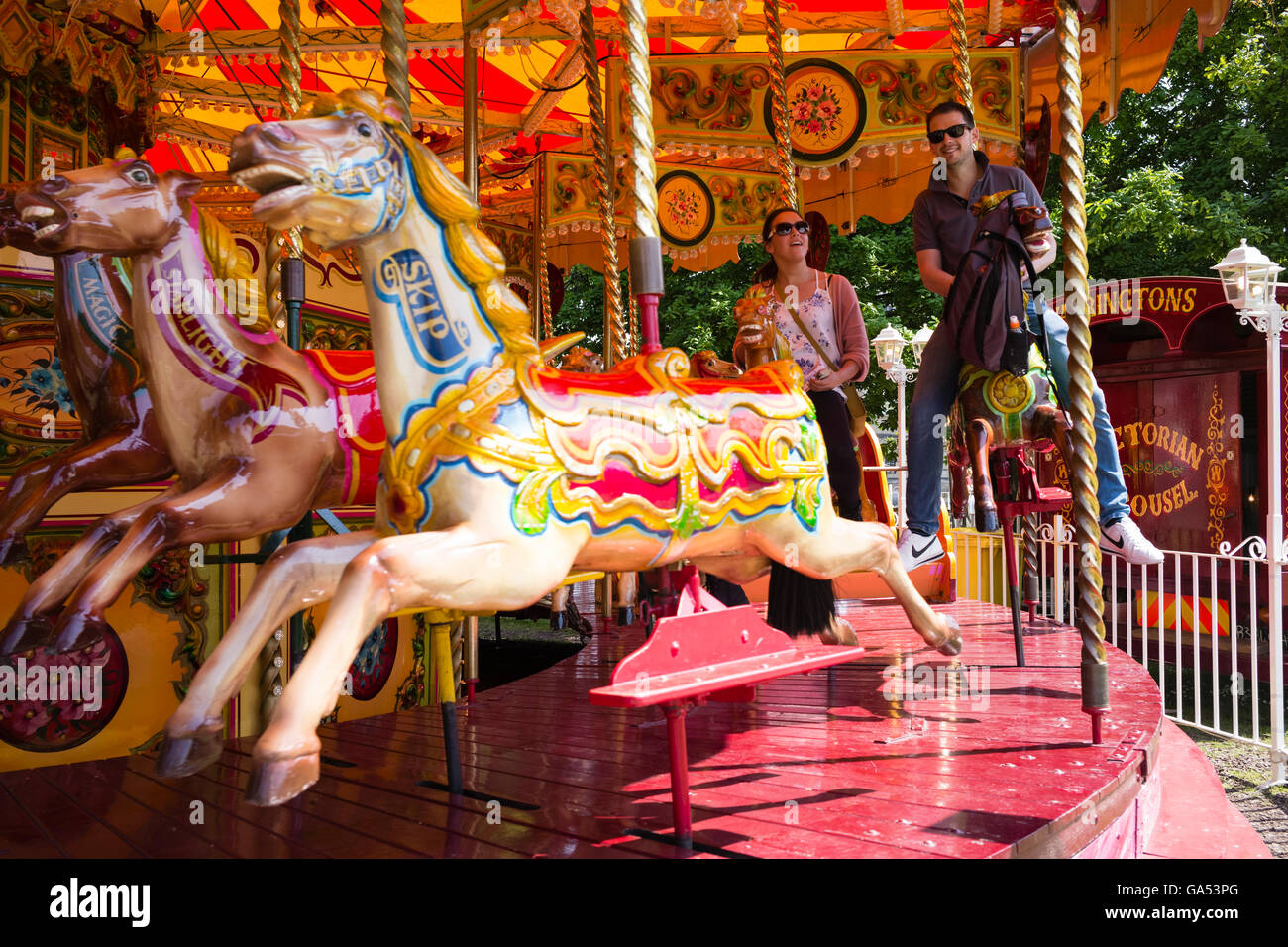 Victorian carousel hi-res stock photography and images - Alamy