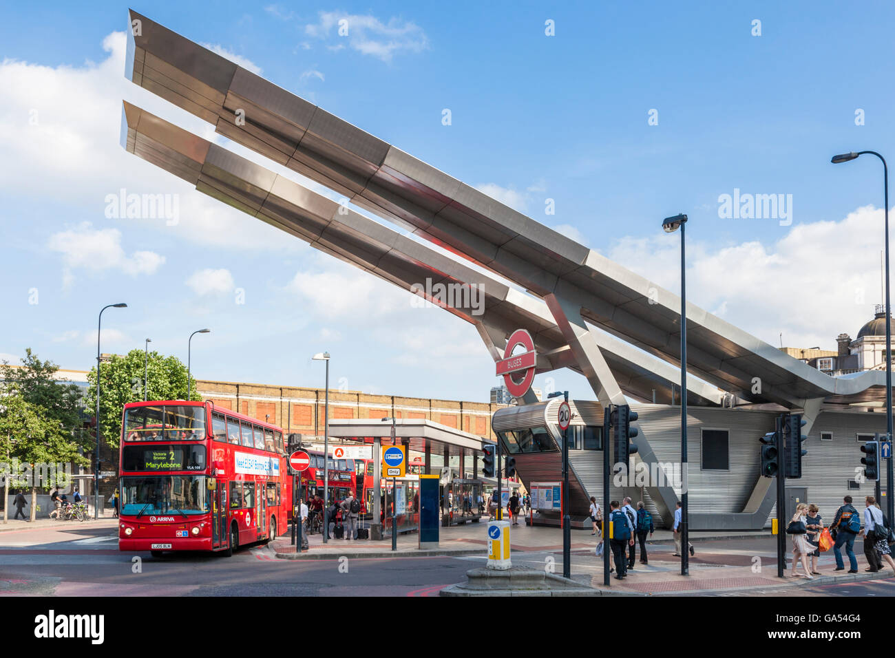 Vauxhall Bus Station, Vauxhall, London, England, UK Stock Photo - Alamy