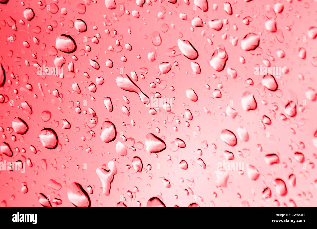 abstract red color background with drop water Stock Photo - Alamy