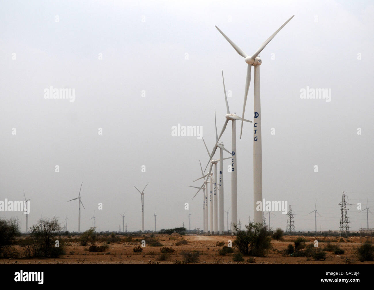 Pakistan wind farm hi-res stock photography and images - Alamy