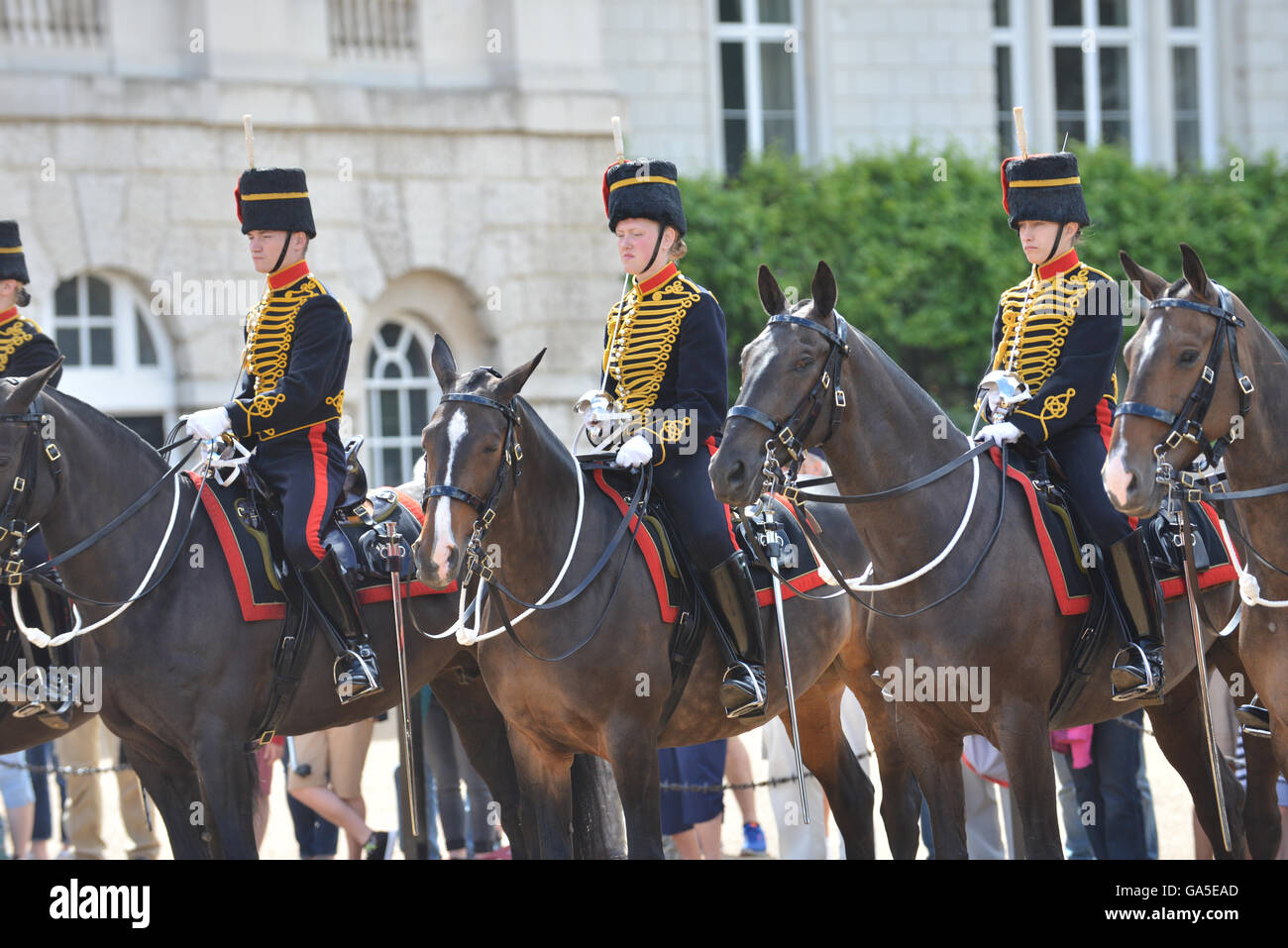 Horse Guards Parade, London, UK. 3rd July 2016. King's Troop Royal ...