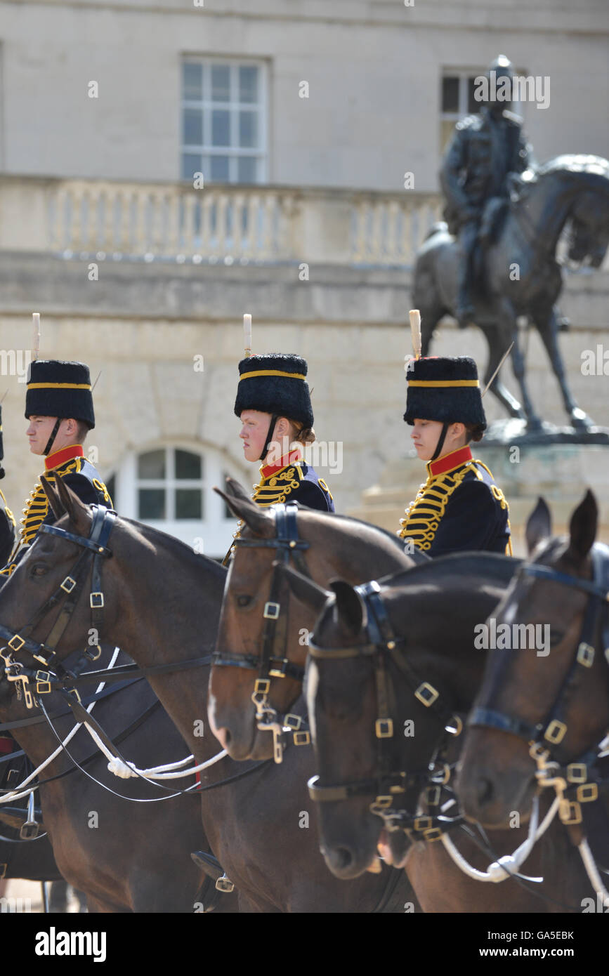 Horse Guards Parade, London, UK. 3rd July 2016. King's Troop Royal ...
