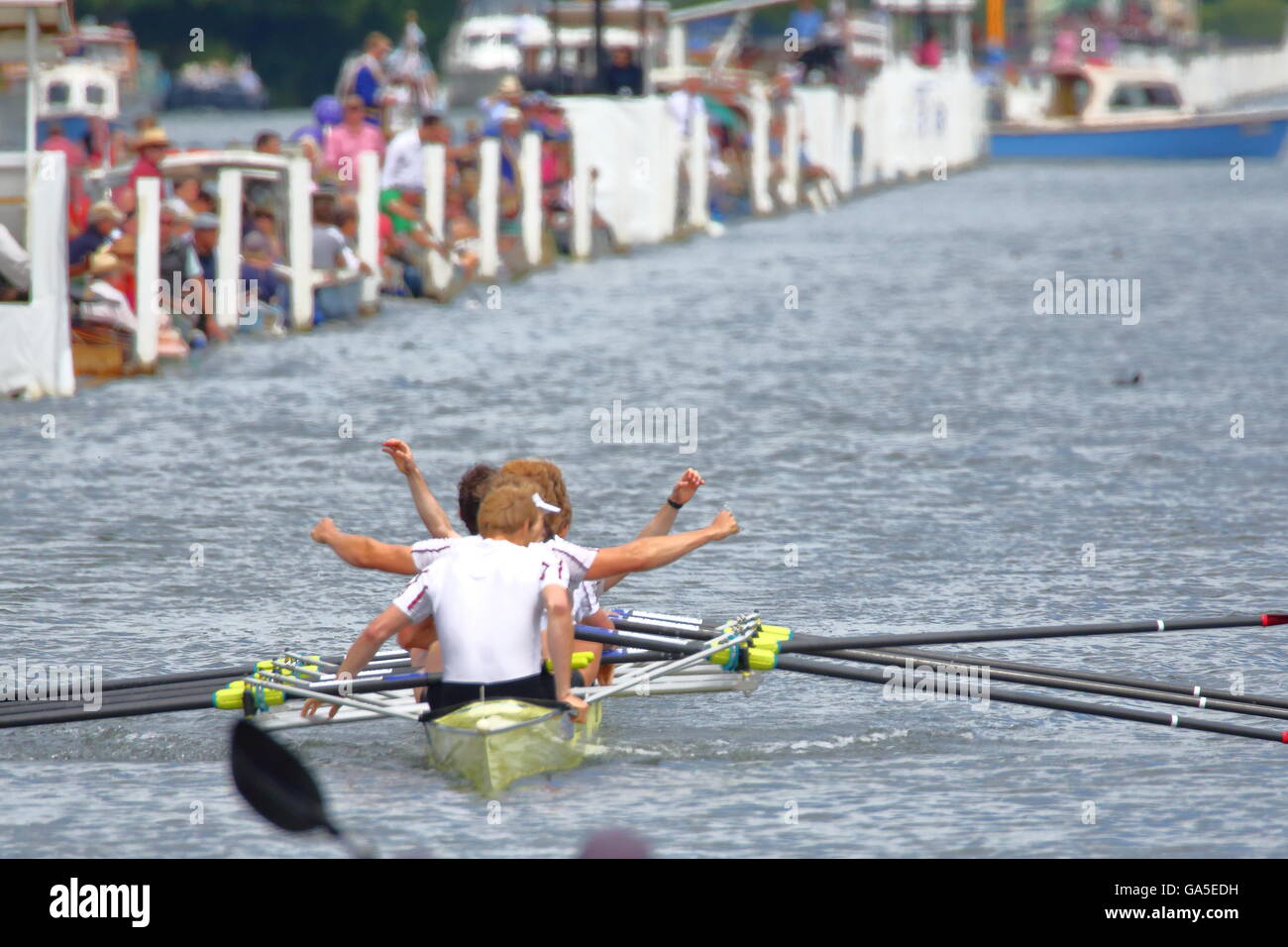 Rowers from all over the world came to the annual Henley Royal Regatta ...