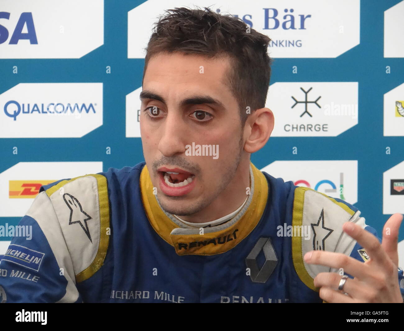 London, UK. 3rd July, 2016. Sebastien Buemi the Winner of the Second ...