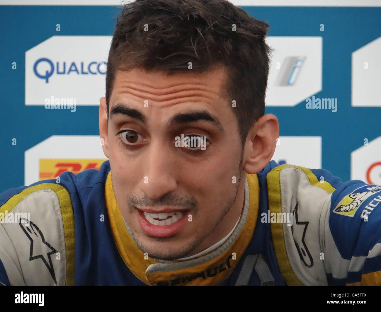 London, UK. 3rd July, 2016. Sebastien Buemi the Winner of the Second ...