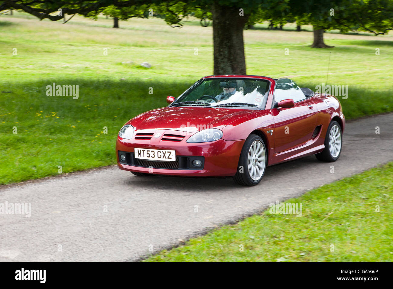 2003 MG TF115 sunstorm at Leighton Hall Classic Car Rally, Carnforth ...