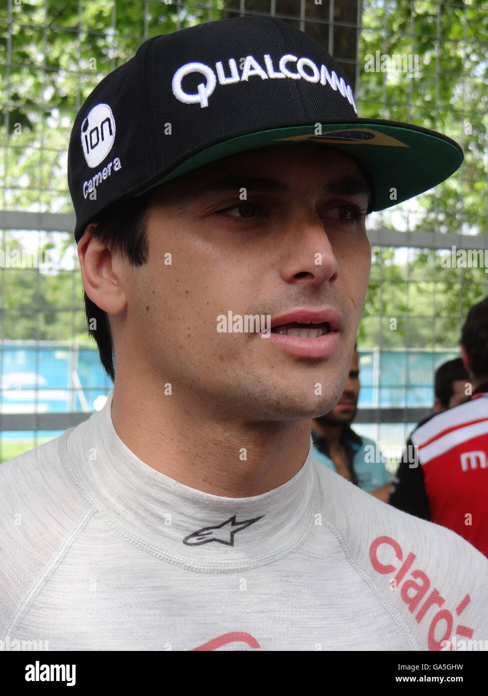 Nelson Piquet JR before the last round of the Second Formula E ...