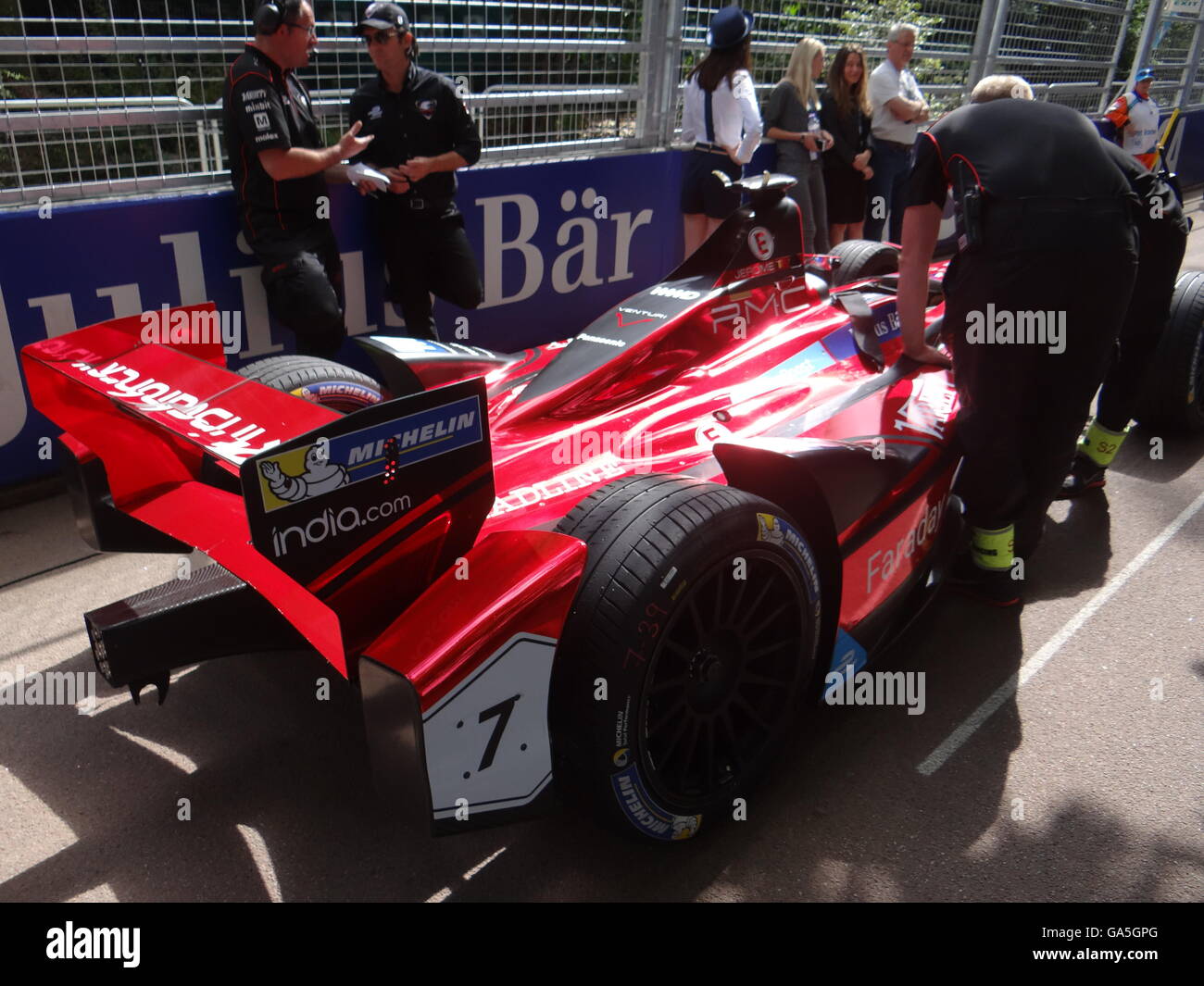 Dragon Racing car on the grid. London, UK. 3rd July, 2016. 2016 FIA ...