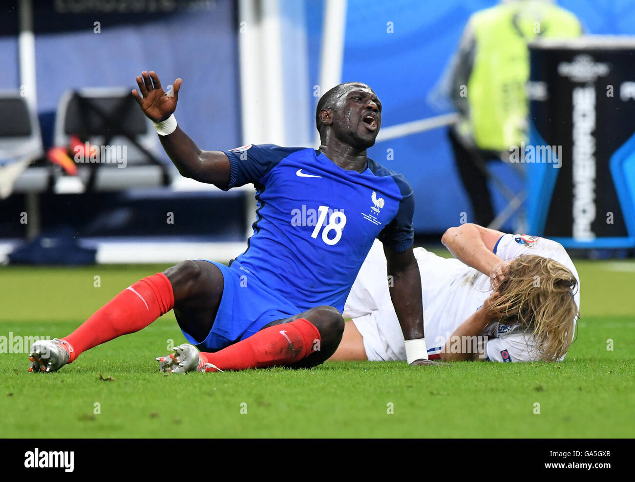 Icelands birkir bjarnason during euro hi-res stock photography and ...