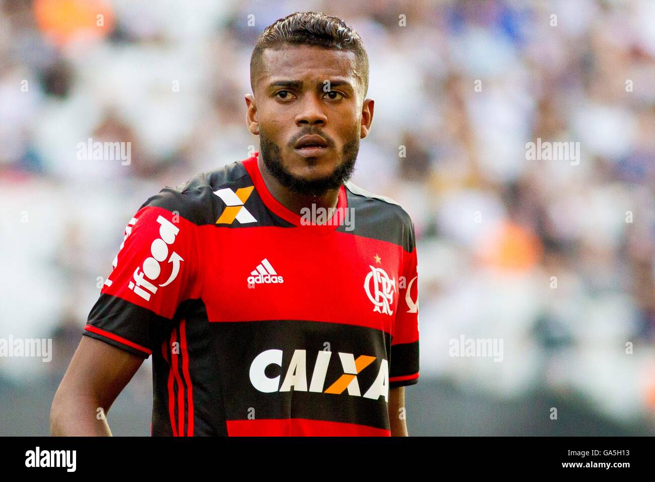 SAO PAULO, Brazil - 07/03/2016: CORINTHIANS X FLAMINGO - Marcelo Cirino ...