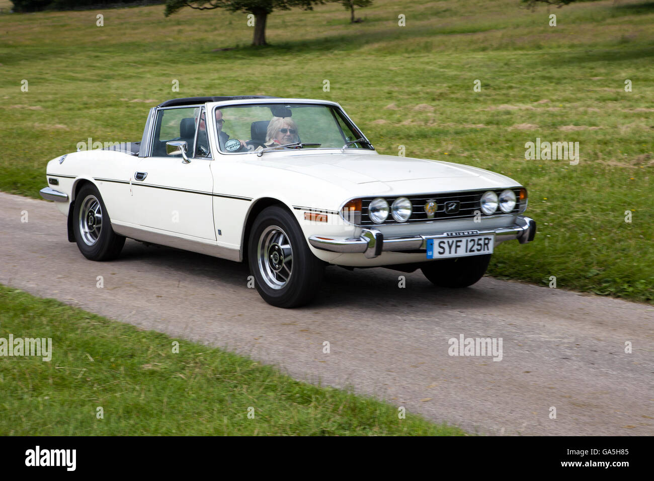 1977 Triumph stag auto at Leighton Hall Classic Car Rally, Carnforth ...