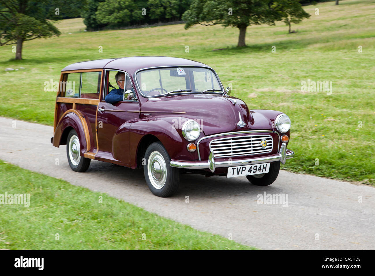 Morris Minor Traveller estate (1971) at Leighton Hall Classic Car Rally ...