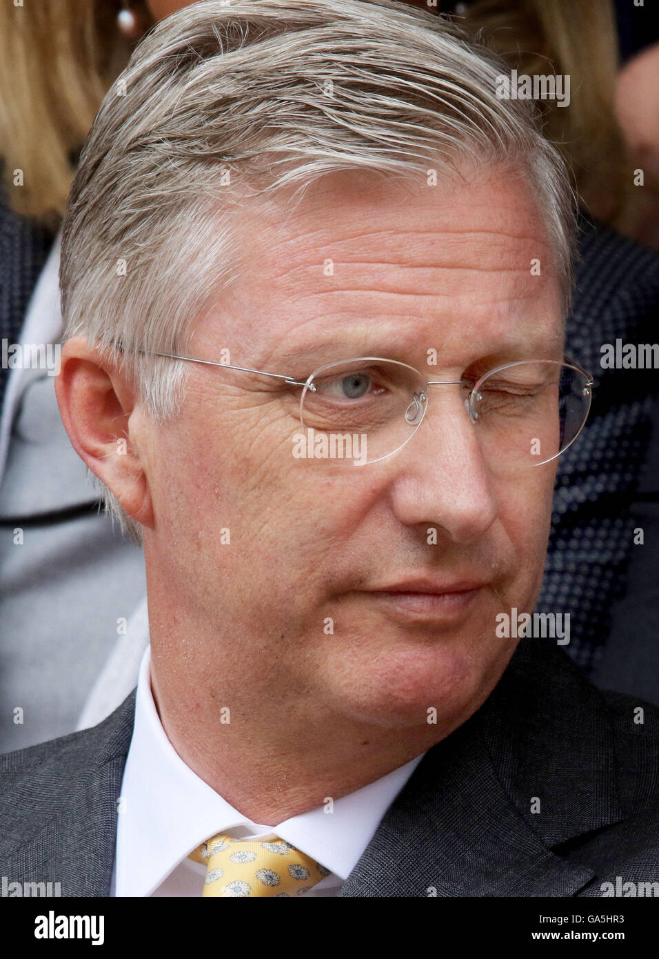 Tongeren, Belgium. 3rd July, 2016. King Filip attend the Coronation ...